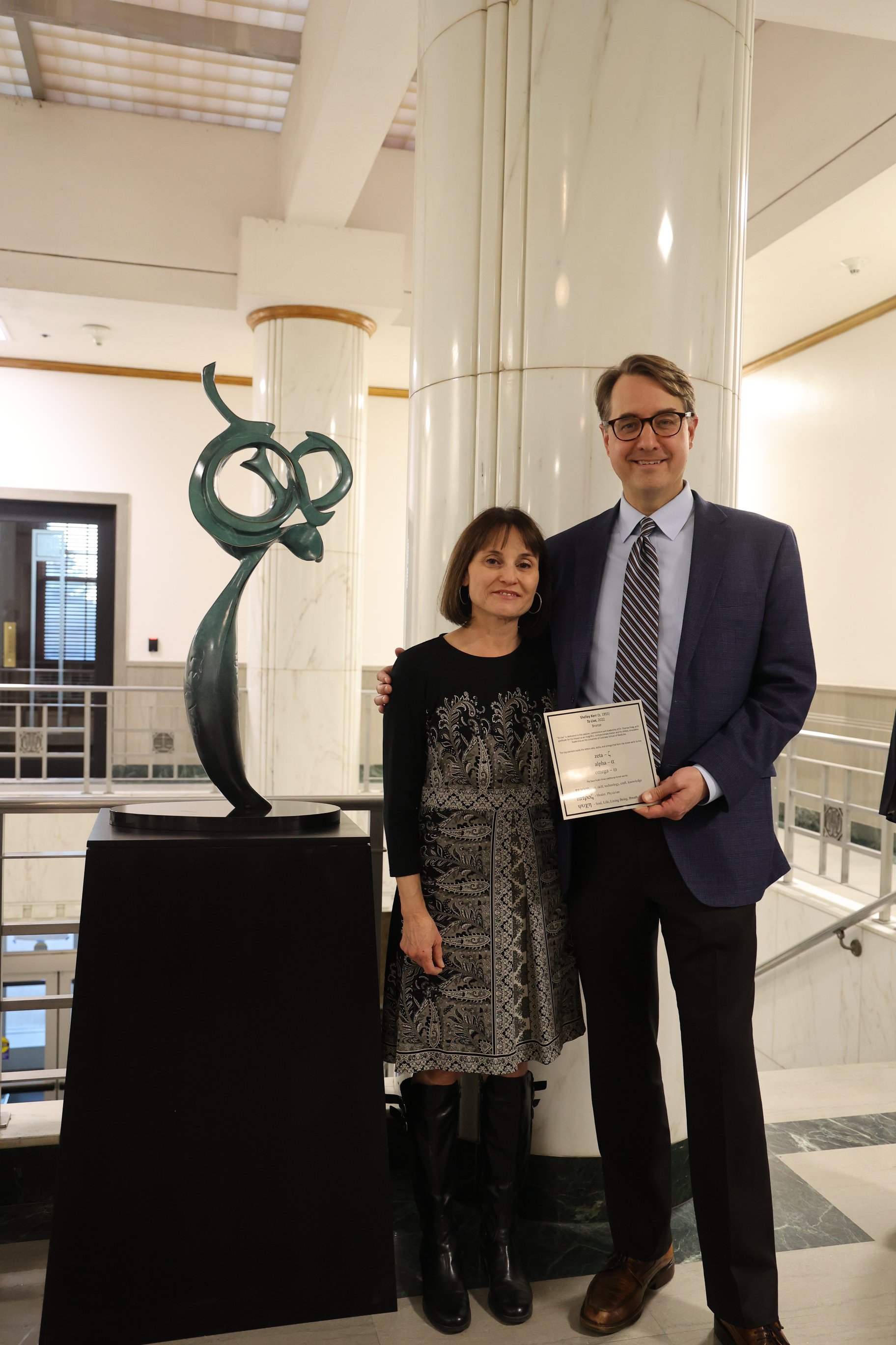 Sculpture Crafted in Honor of Cancer Doctor’s Impact on Patient’s Life