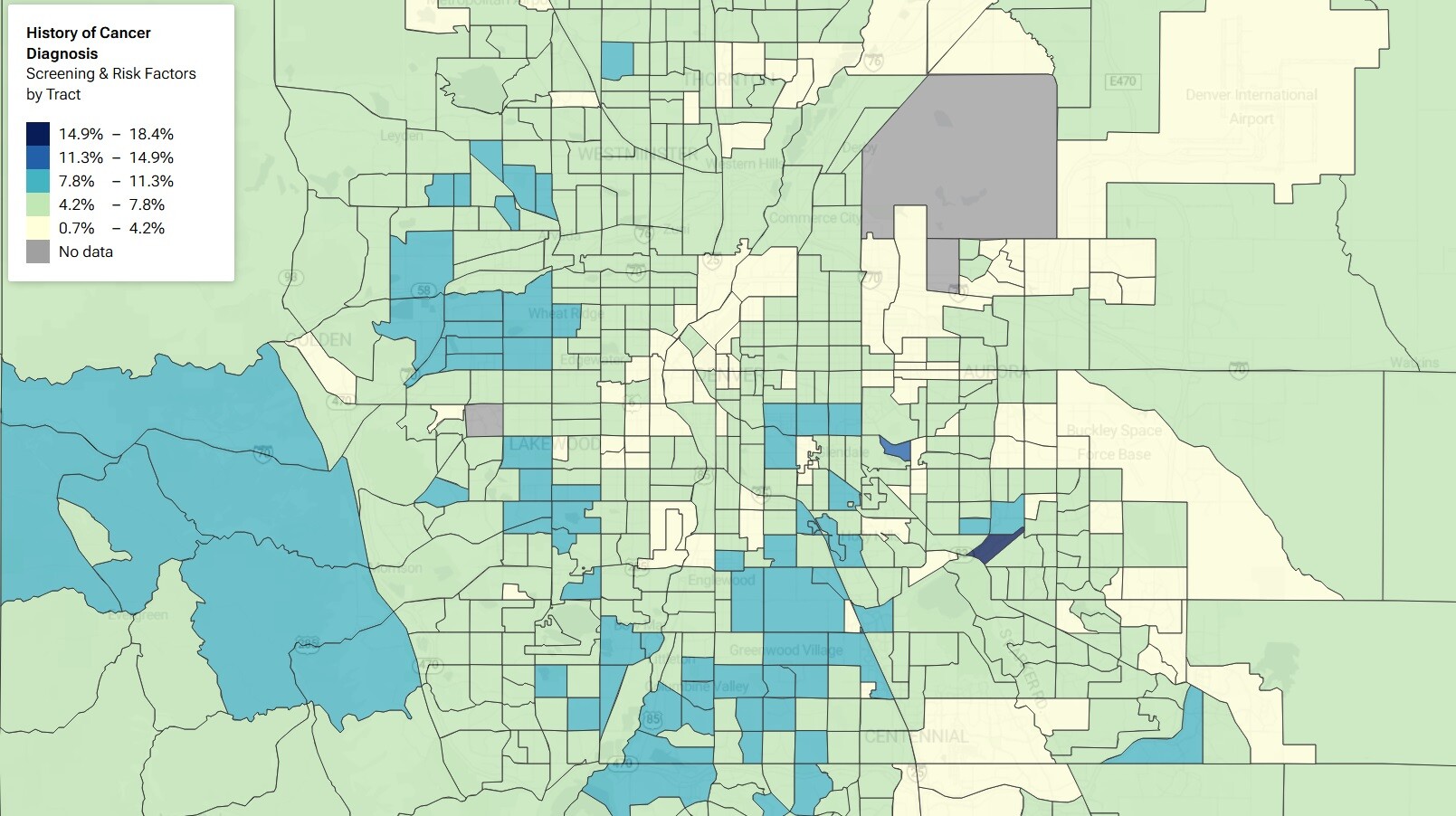 Introducing an Interactive Mapping Tool to Display Colorado Cancer Data