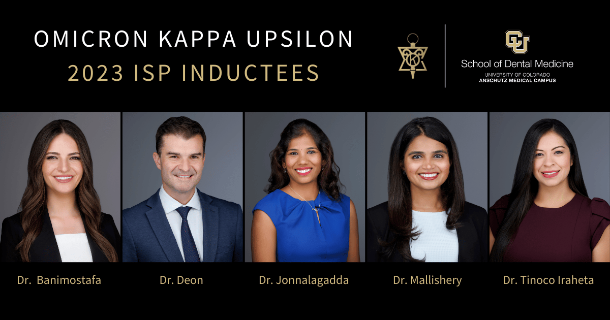 CU Dental ISP Class of 2023 Awards