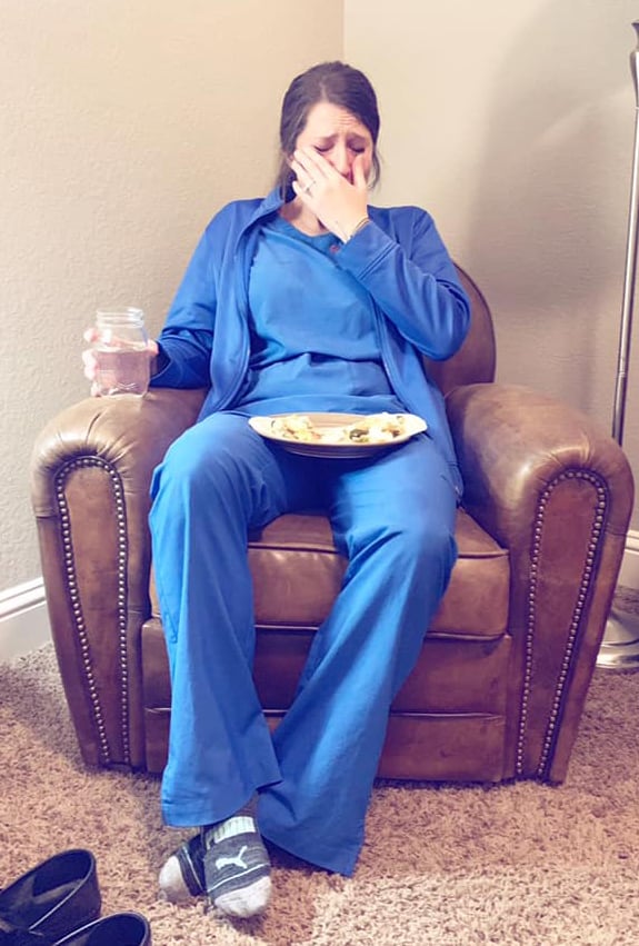 ‘It’s OK to Cry’: Viral Nurse Photo Highlights a Sometimes Forgotten Toll